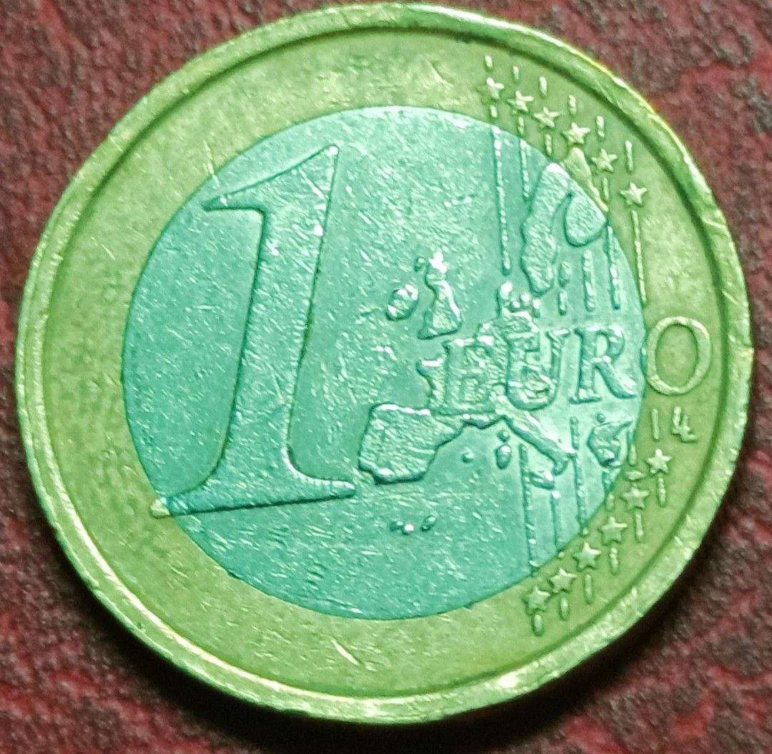 1 Euro 1st Map 2002 Italy, Hobbies & Toys, Collectibles & Memorabilia ...