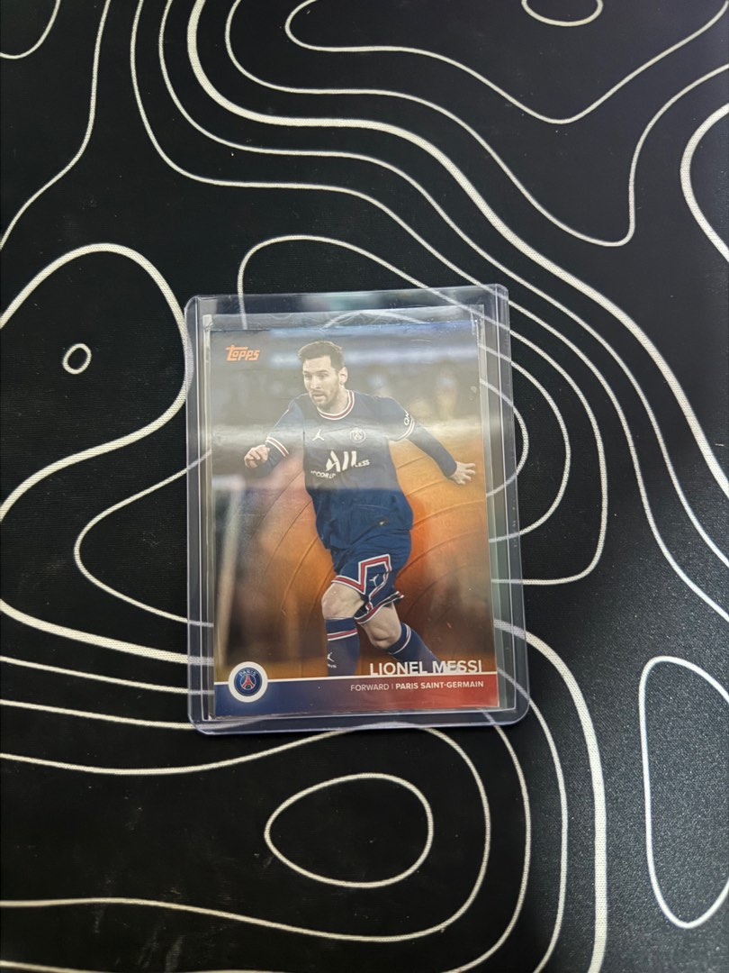 2021/22 Topps PSG Team Set Lionel Messi /25, Hobbies & Toys ...