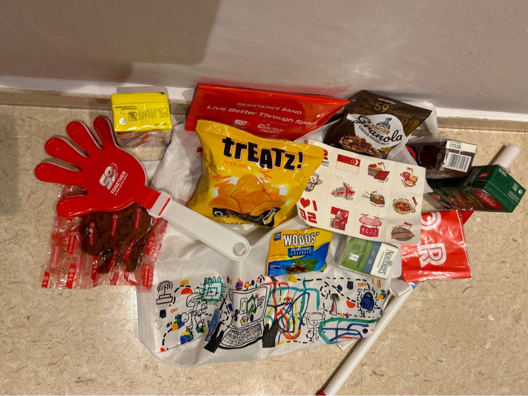 2024 NDP National Day Parade Recyclable Tote Goodie Bag Fun Pack ...