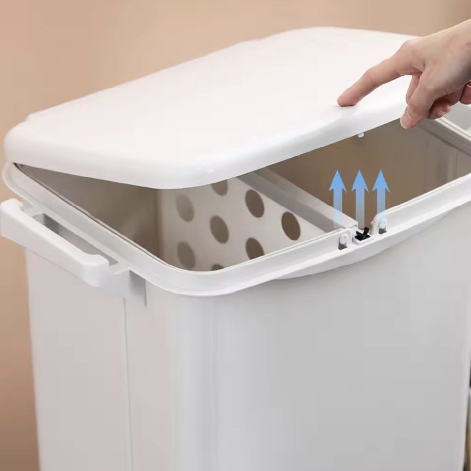 2 Tier Rubbish Bin | Sorting Bin | Kitchen Dustbin | Bedroom Trash Bin ...