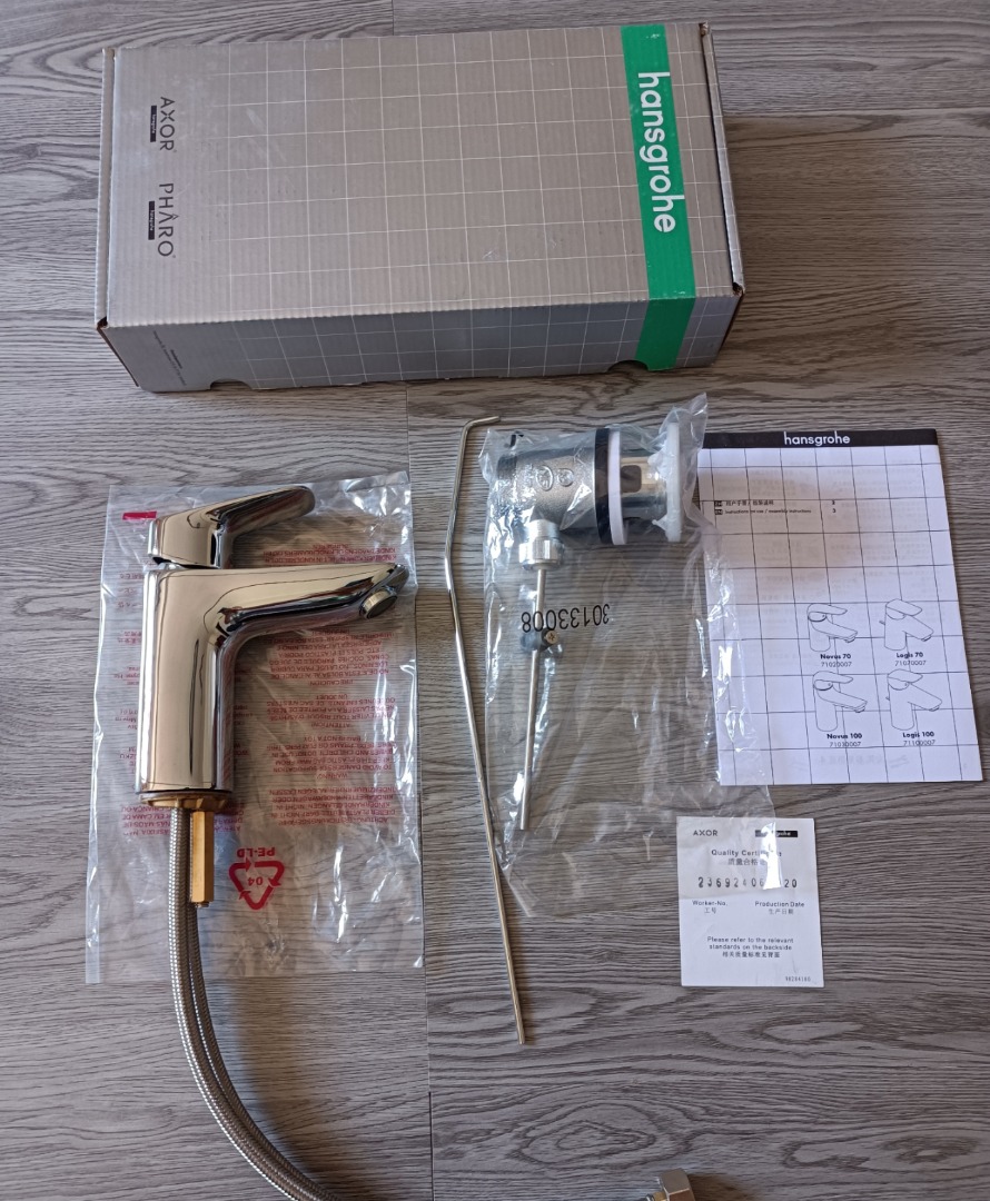 全新漢斯格雅71100007 洛捷絲面盆龍頭 洛捷絲 面盆龍頭 71100007 全新 數量有限, 傢俬＆家居, 浴室、廚房用品配件 ...