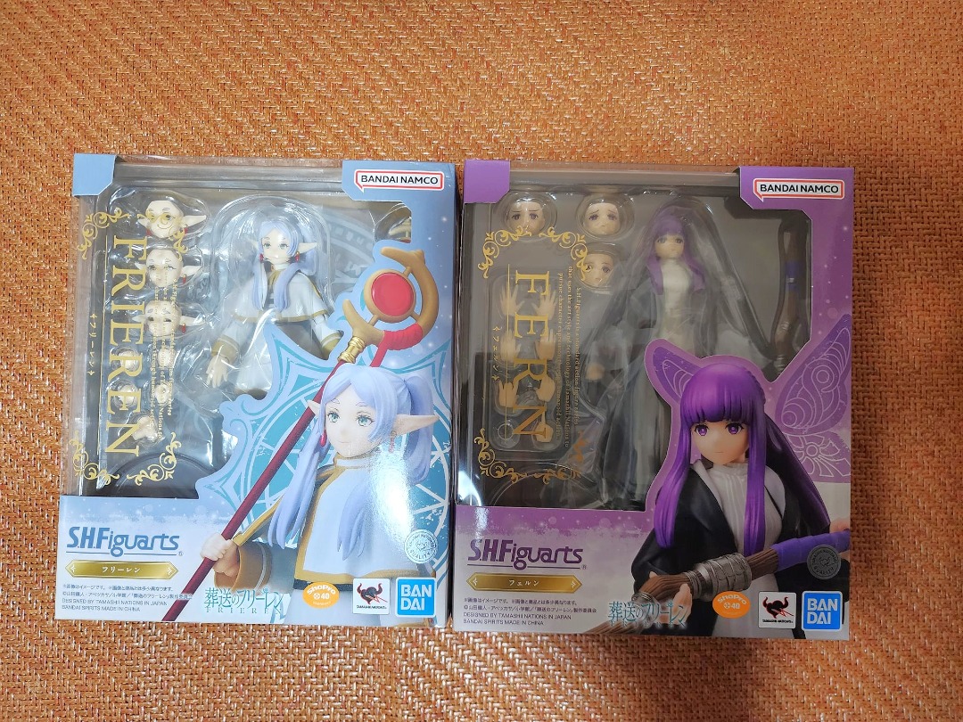 全新 行版 一對 現貨 SHF 費倫 Fern & FRIEREN 芙莉蓮 葬送的芙莉蓮 S.H.FIGUARTS, 興趣及遊戲, 玩具 ...