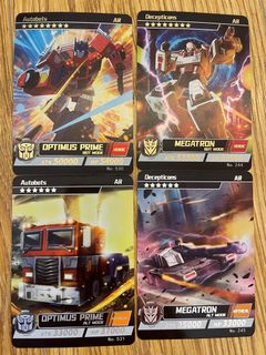 變形金剛 AR 萬奇卡24張 Transformers Vanch card, 興趣及遊戲, 玩具 & 遊戲類 - Carousell