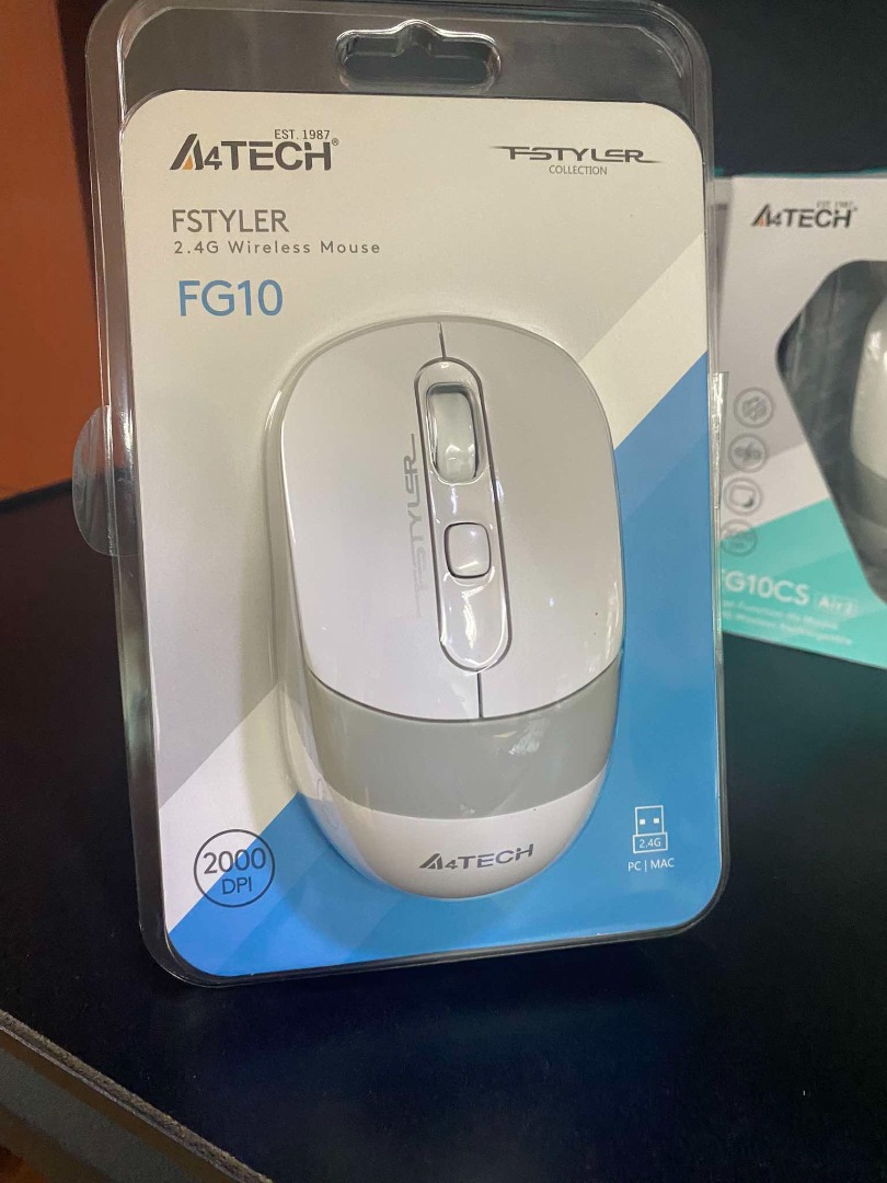 A4Tech FG10 Fstyler Wireless Mouse White, Computers & Tech, Parts ...