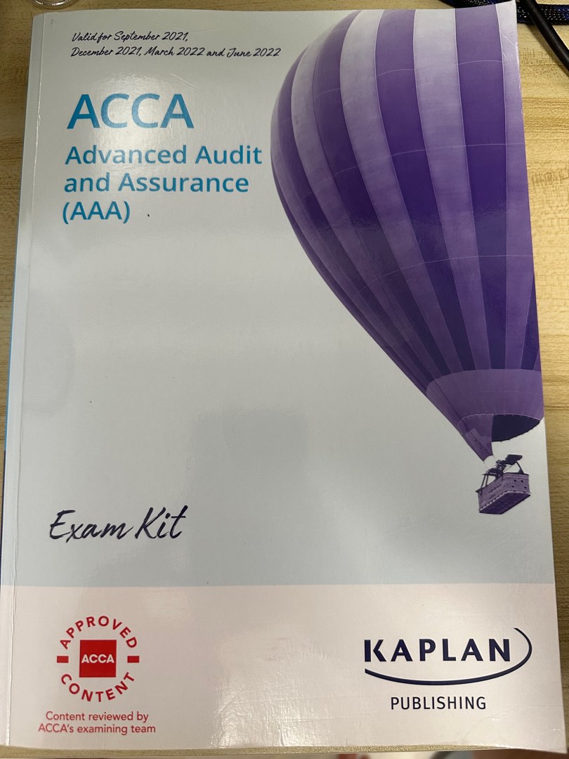 ACCA Audit and Assurance (AAA), Hobbies & Toys, Books & Magazines ...