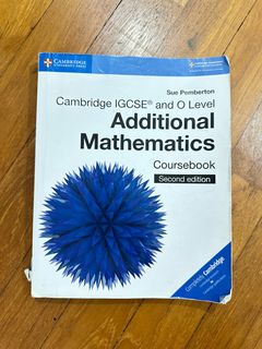 Cambridge IGCSE and O Level Additional Mathematics Coursebook, Hobbies ...