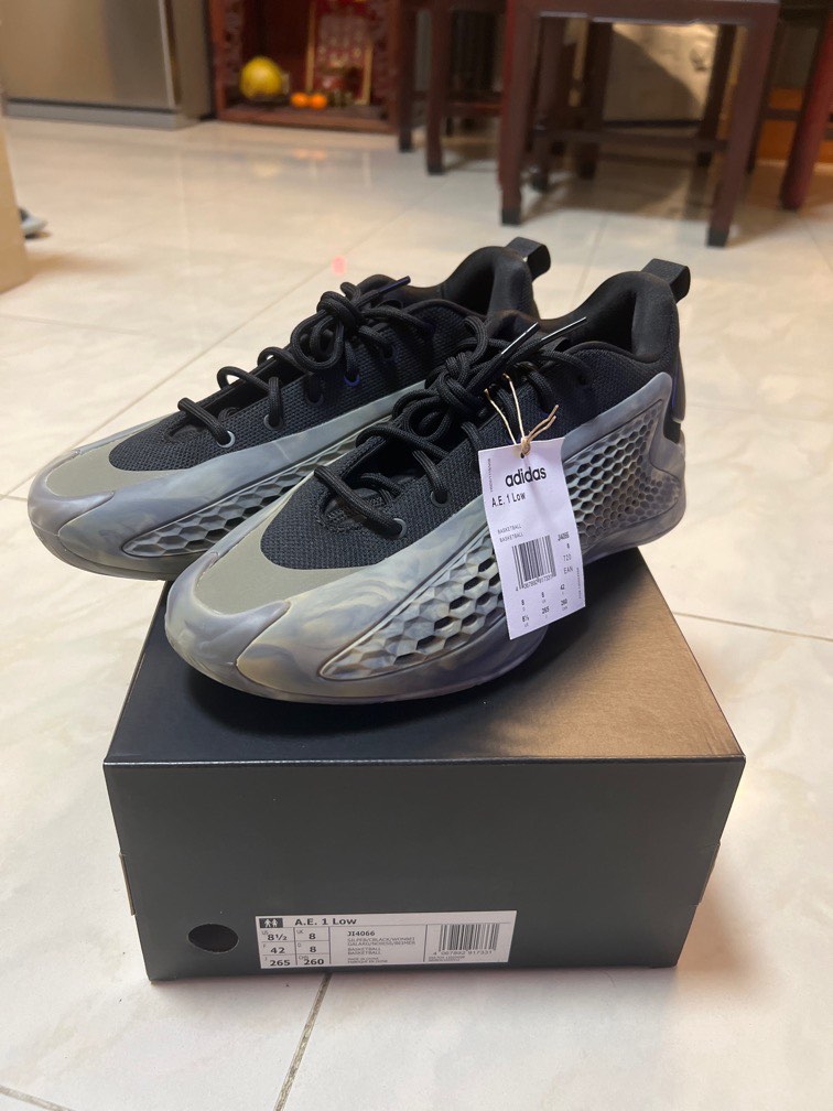 ADIDAS AE 1 Low Ascent MX Grey Anthony Edwards , 男裝, 鞋, 波鞋 - Carousell