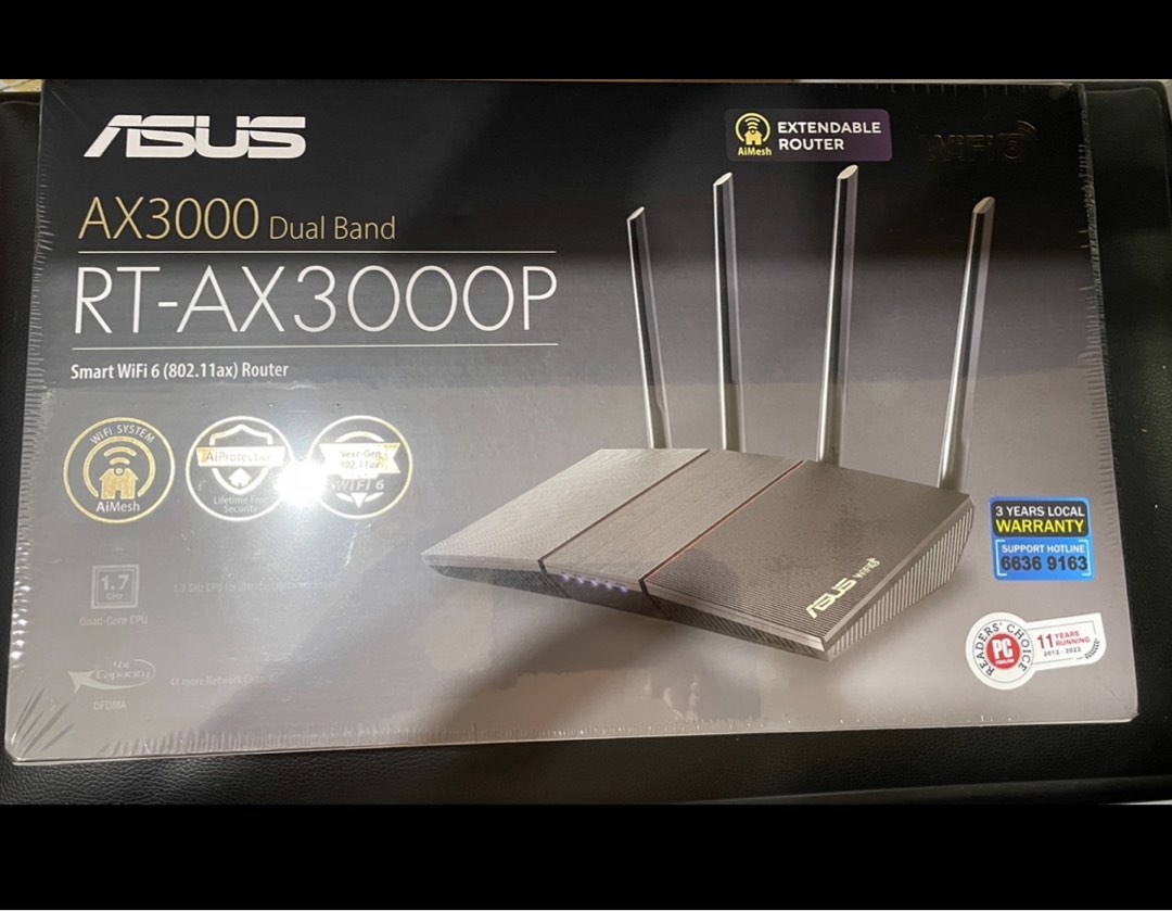 Asus Ax3000 RT-AX3000p Wifi 6 router, Computers & Tech, Parts ...