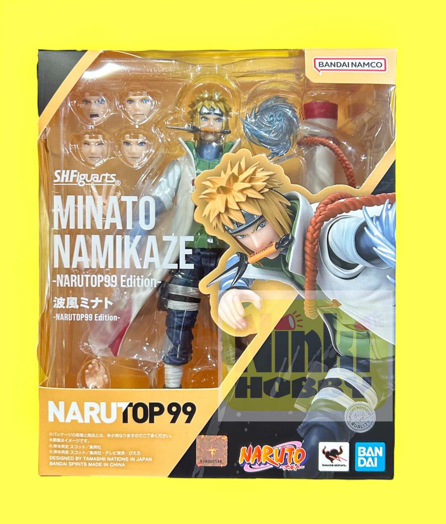 Bandai SHF Figuarts Minato Namikaze -Narutop99 Edition- Naruto 火影忍者 波風水 ...