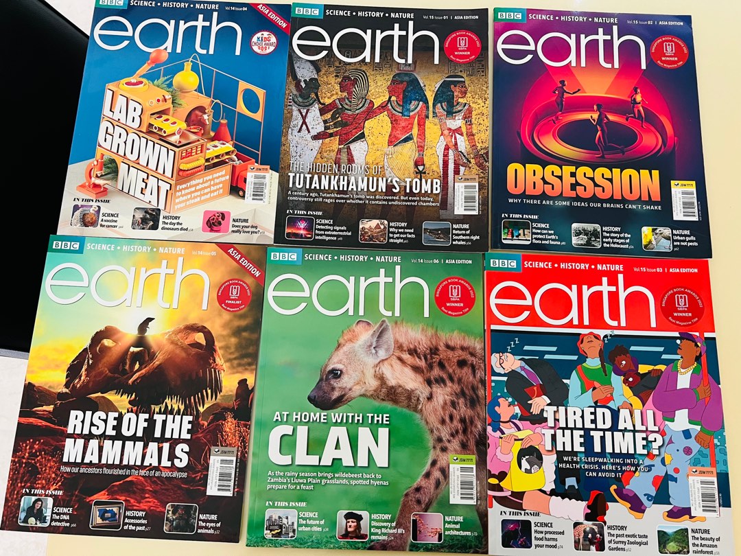 BBC Earth Magazines 6 for $10, Hobbies & Toys, Books & Magazines ...