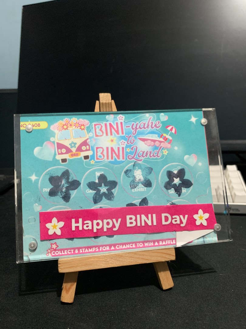 BINI LAND CARD (HAPPY BINI DAY), Hobbies & Toys, Toys & Games on Carousell