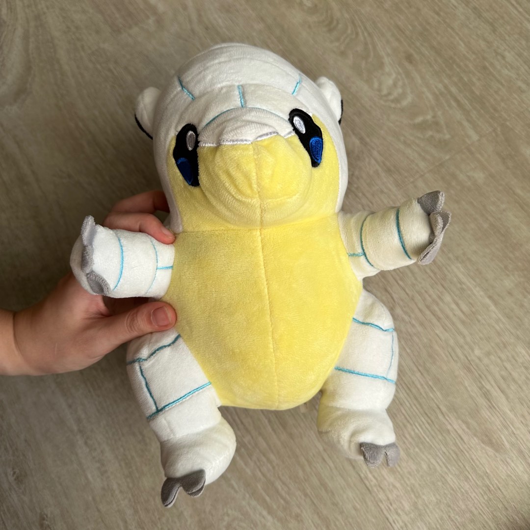 Boneka sandshrew sand shrew pokemon putih landak trenggiling lucu pika ...