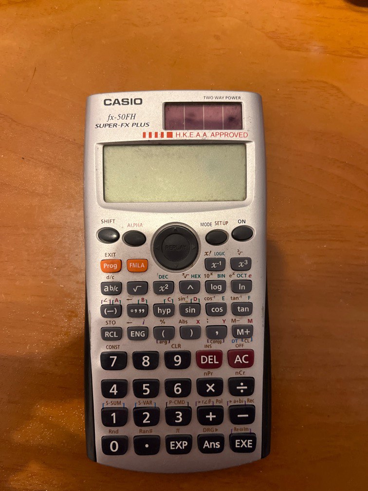 Casio Fx-50 fh Calculator, 電腦＆科技, 電腦周邊及配件, 其他 - Carousell