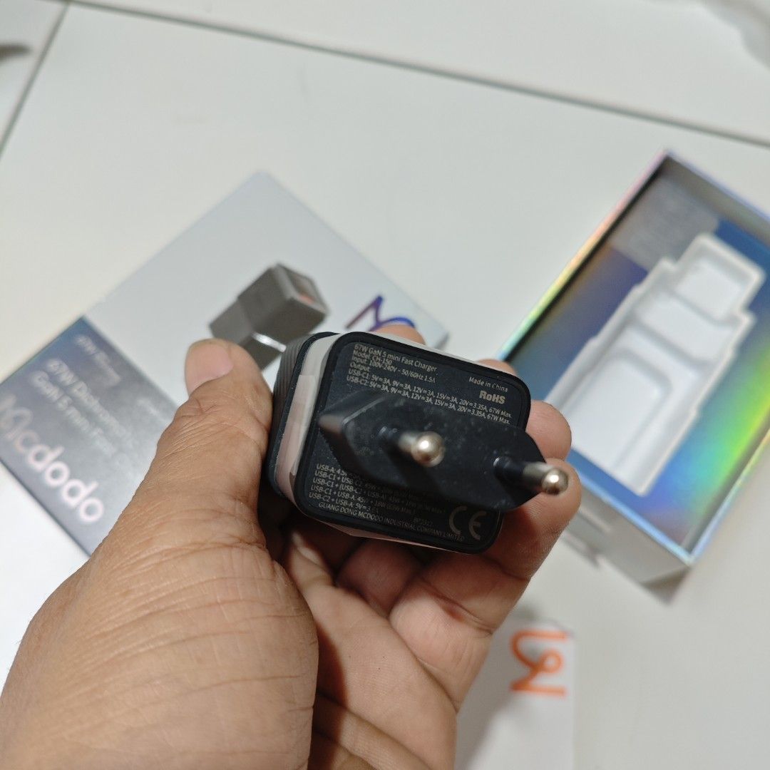 Charger Mcdodo CH 150 GaN 5 67Watt, Telepon Seluler & Tablet, Aksesoris ...