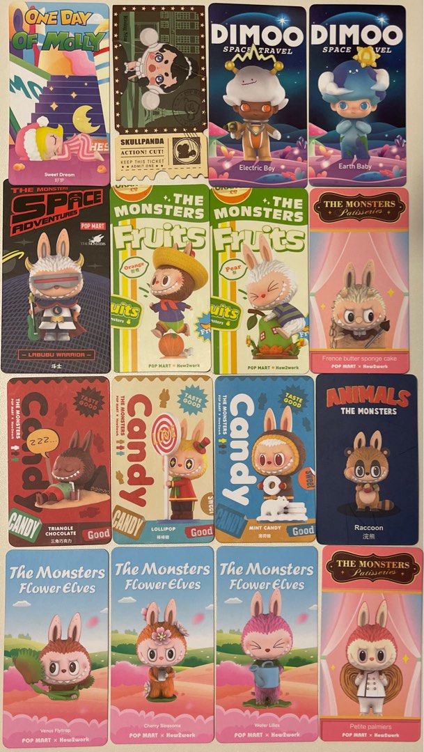 Clearance: POPMART Labubu Dimoo Skullpanda Molly, Hobbies & Toys, Toys ...