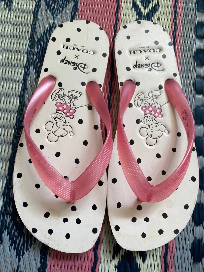 Cocach x Disney Selipar, Women's Fashion, Footwear, Sandals on Carousell