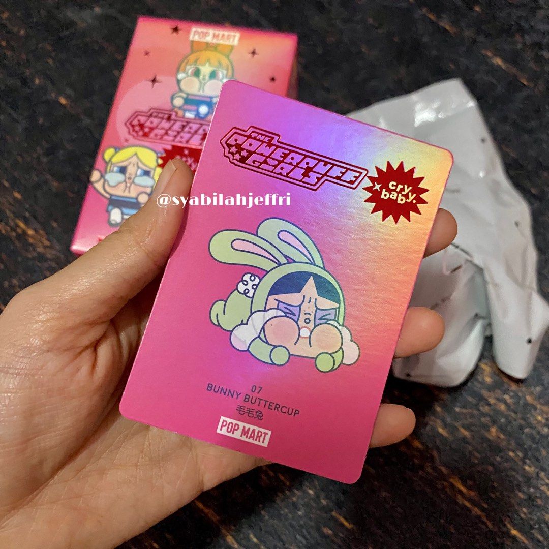 CRYBABY POWERPUFF GIRLS POPMART BUNNY BLOSSOM BUNNY BUTTERCUP, Hobbies ...
