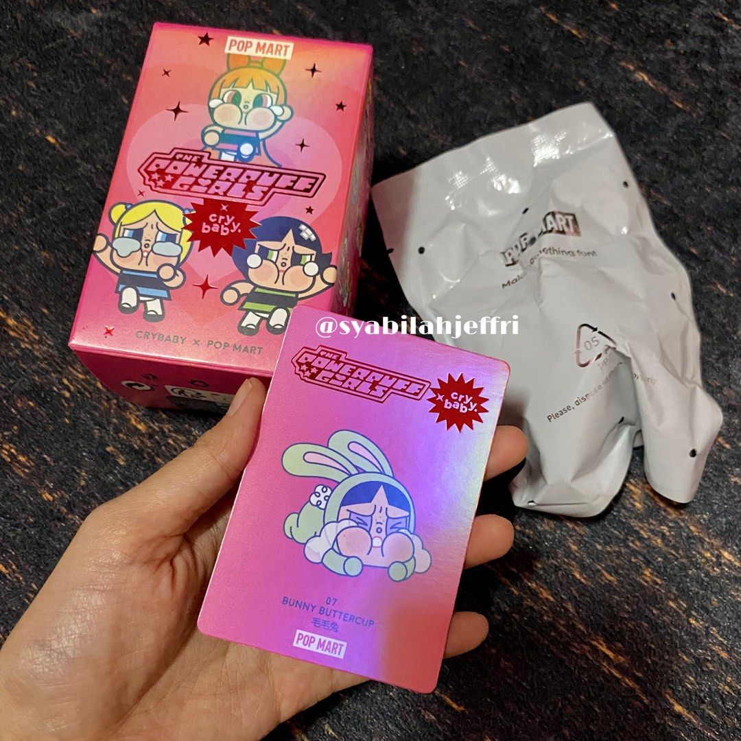CRYBABY POWERPUFF GIRLS POPMART BUNNY BLOSSOM BUNNY BUTTERCUP, Hobbies ...
