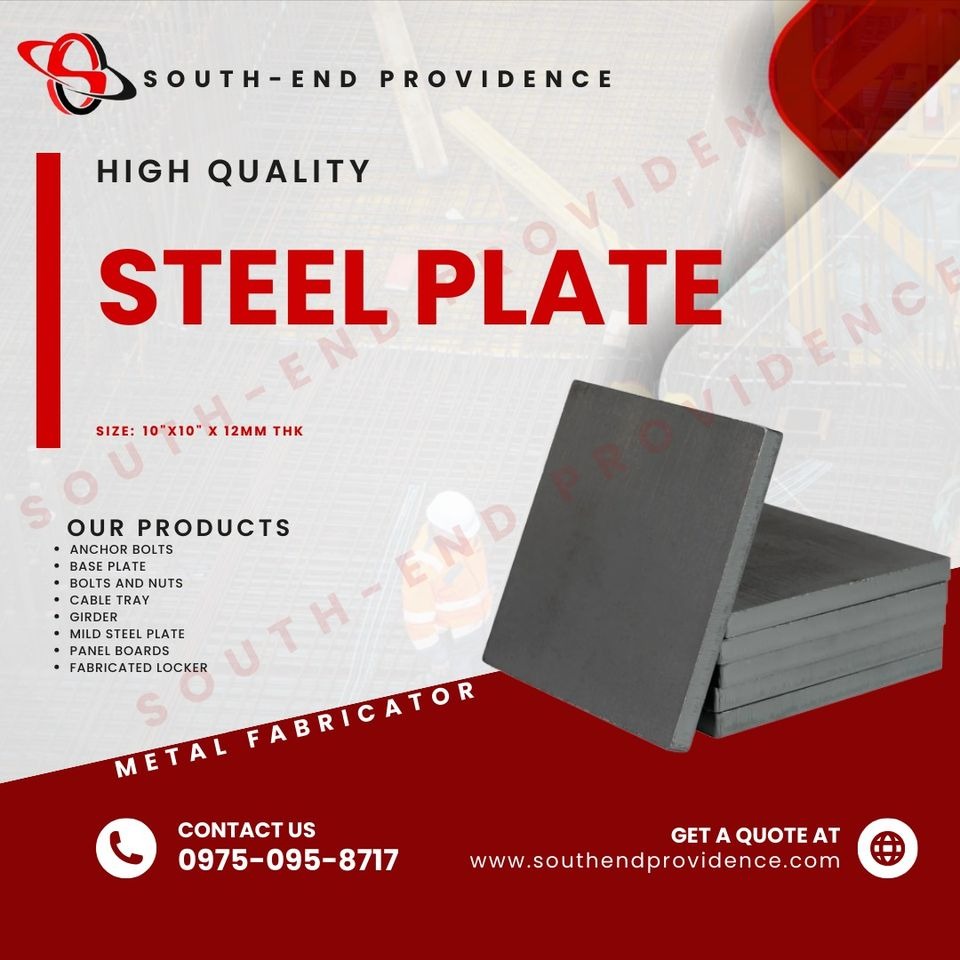 Cut Size 10"x10" x 12mm thk | Mild Steel Plate, Commercial & Industrial ...
