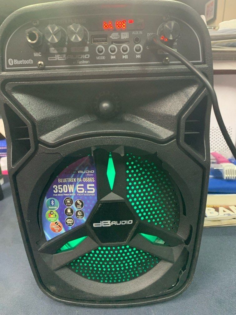 DbAudio Portable Player Bluetrek Pa0686S 350watts BT ( with Issue ...