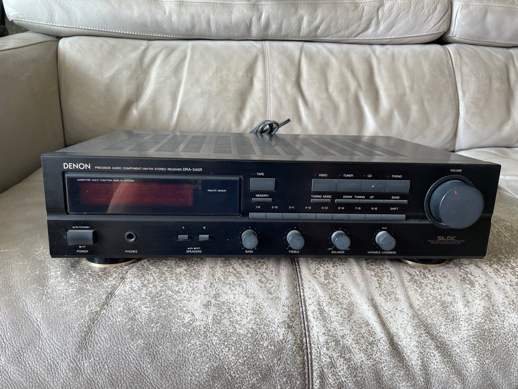 Denon DRA-345R Amplifier, Audio, Soundbars, Speakers & Amplifiers on ...