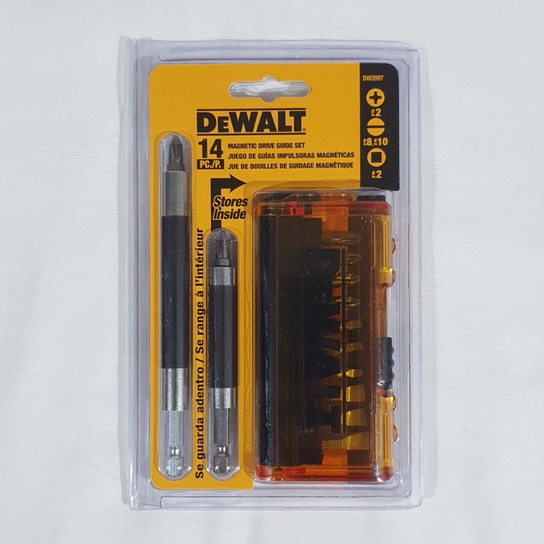 DEWALT Screwdriver Bit Set, Magnetic Drive Guide, 14-Piece (DW2097CS ...