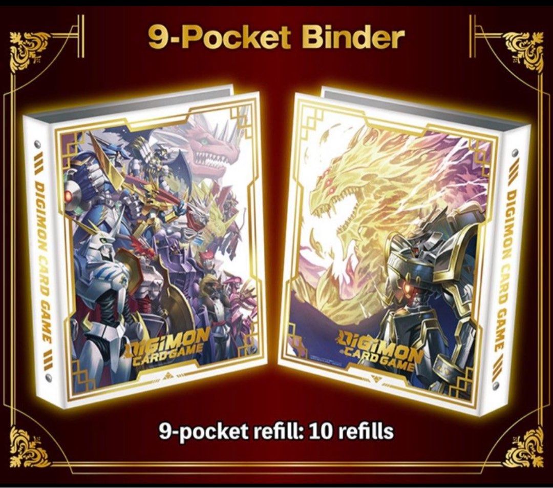 Digimon Card Game DTCG 皇家騎士卡簿套裝 Royal Knights Binder Set (PB-13) Bandai 魂限 數碼暴龍 數碼寶貝 PB13 亞古獸 加布 ...