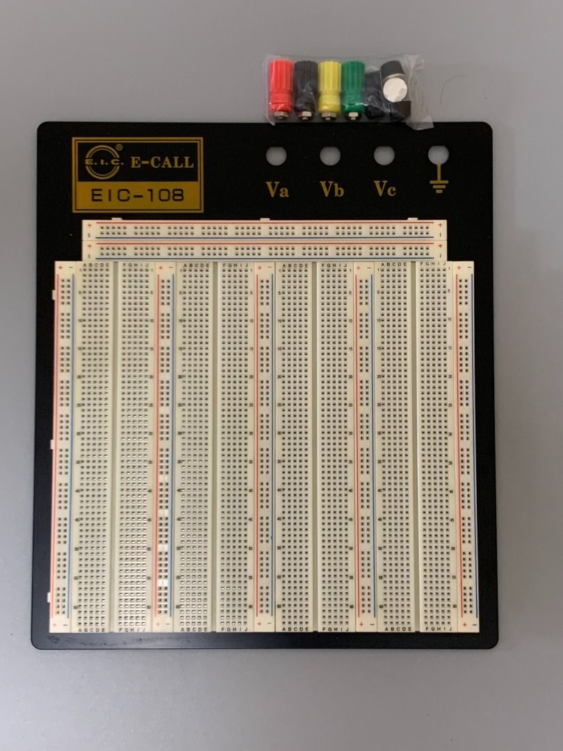 EIC-108 麵包板+跳線套件, Solderless Breadboard & Jumper Wire Kit, 電腦＆科技, 電腦周邊及配件, 其他 - Carousell