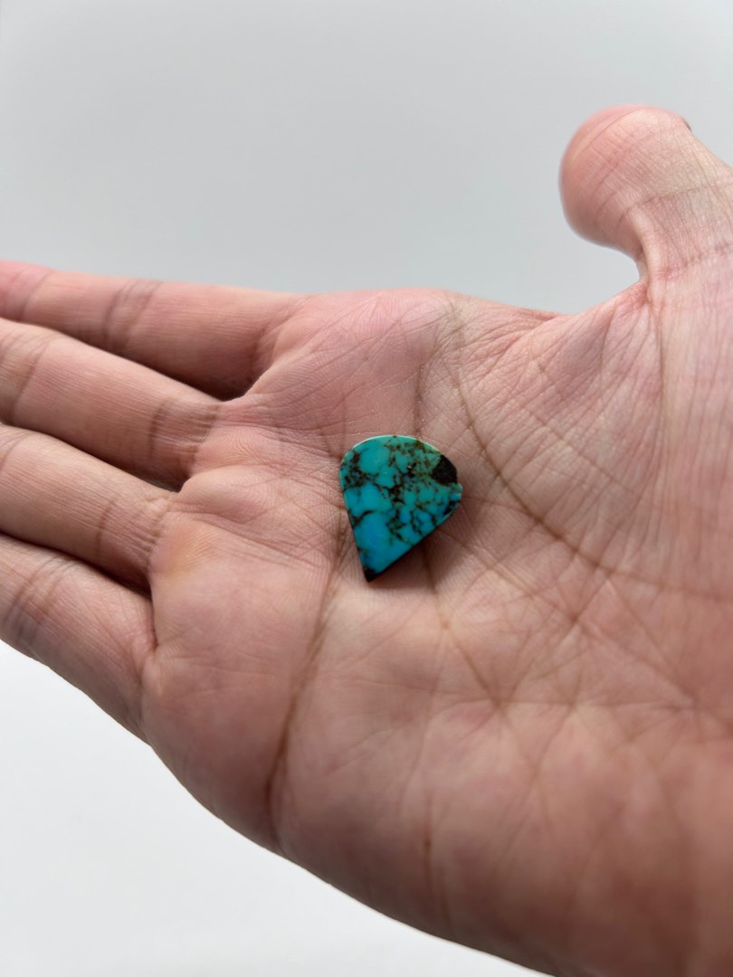 Firus Iran Cantik Green Yellow Sky Blue Urat Hitam, Women's Fashion ...