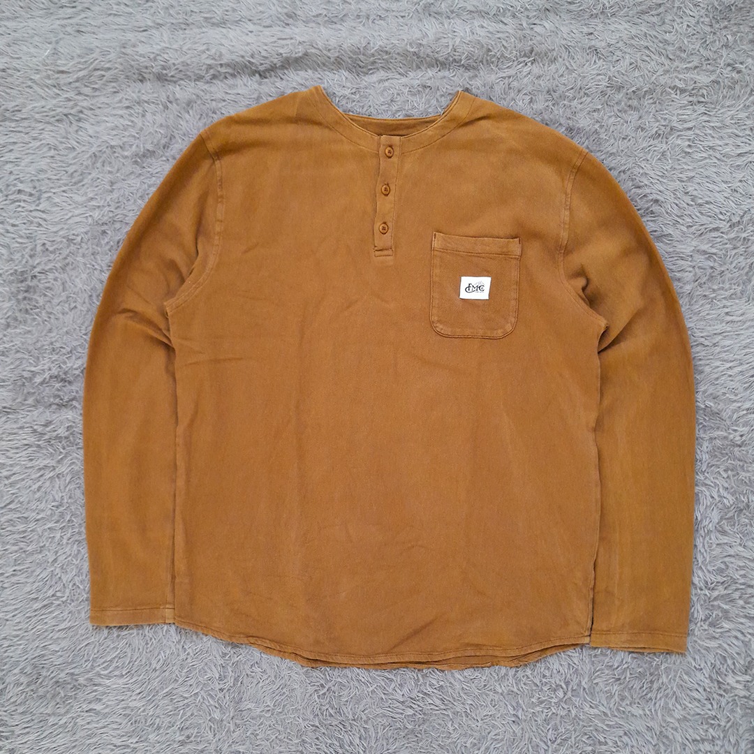 FMC Long Sleeve Pocket Shirt, Fesyen Pria, Pakaian , Atasan di Carousell