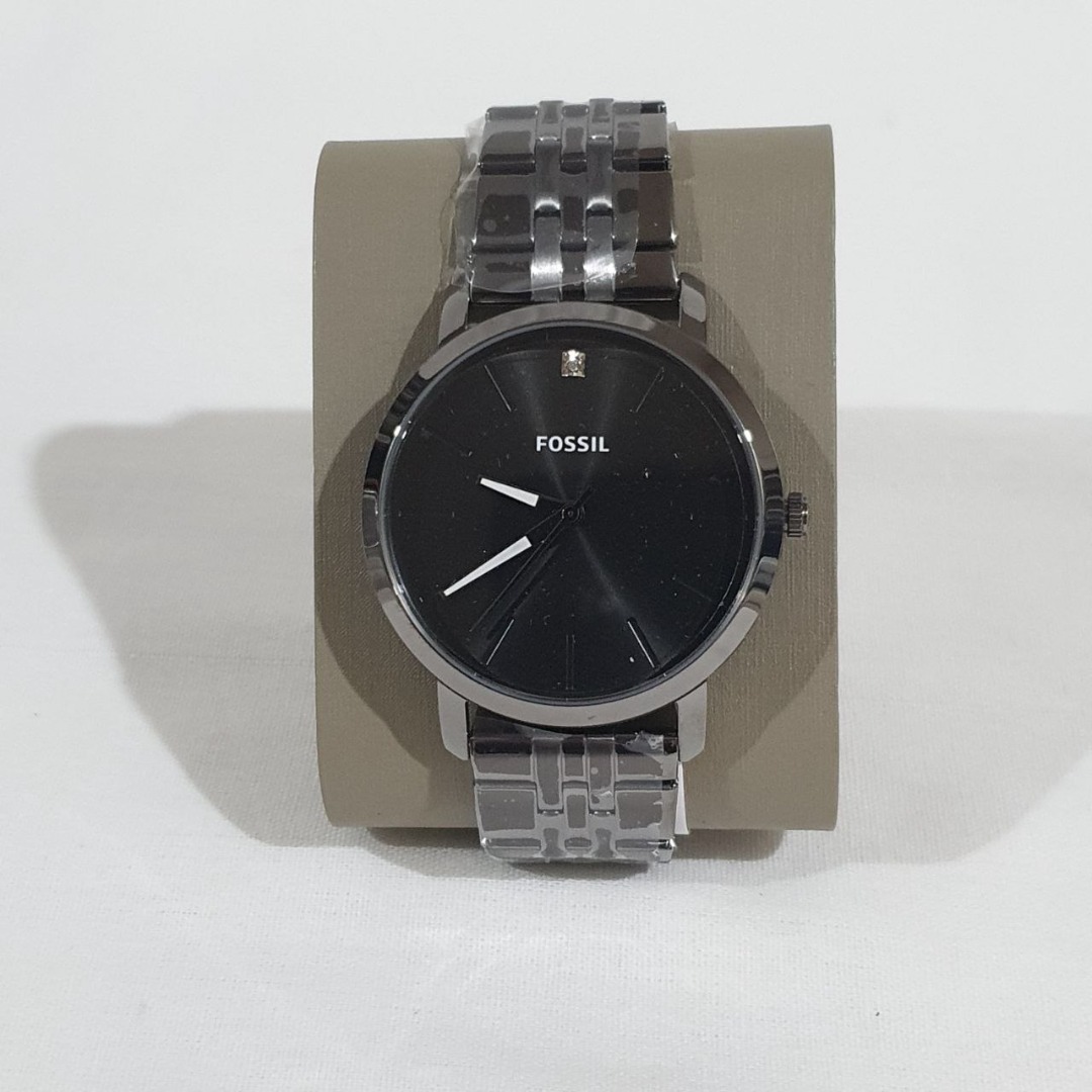 Fossil Lux Luther Three-Hand Smoke Stainless Steel Watch (BQ2419), Men's Fashion, Watches ...