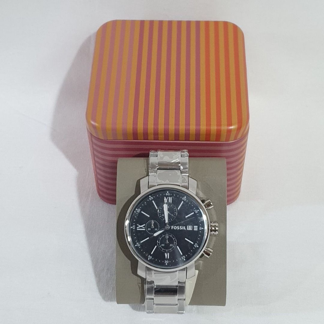 Fossil Rhett Chronograph Stainless Steel Watch (796483055681), Men's ...