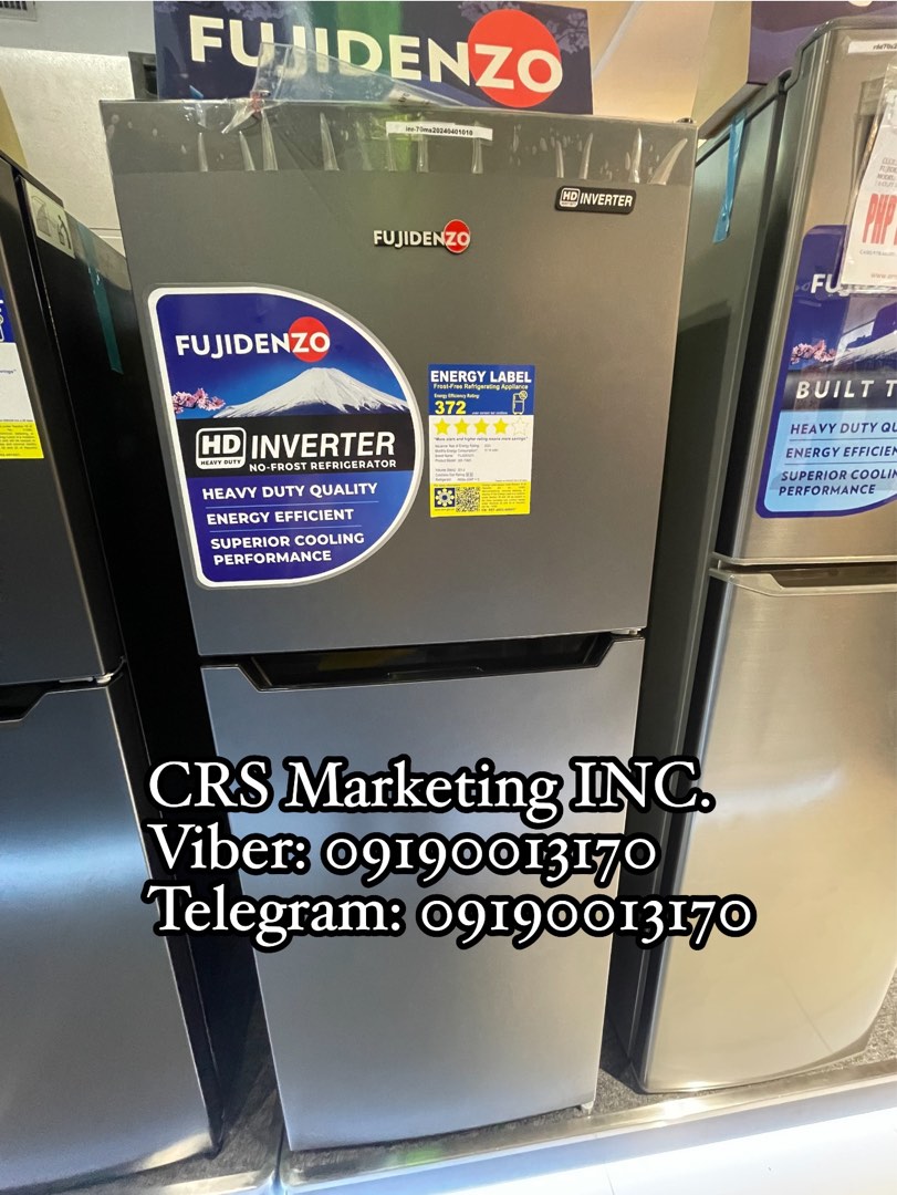 Fujidenzo no frost inverter refrigerator brandnew and sealed, TV & Home ...