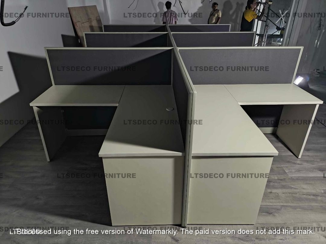 full fabric workstation office partitions, Furniture & Home Living ...