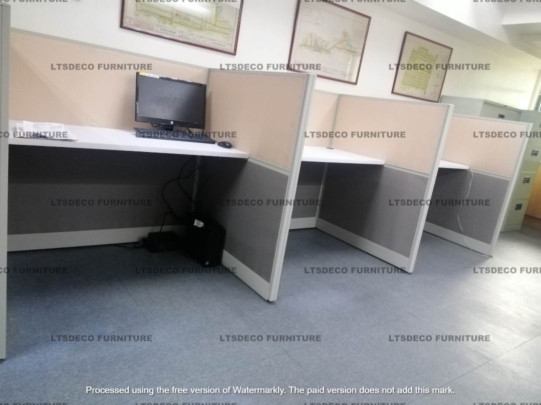 Full laminated workstation cubicle | office partition | office ...