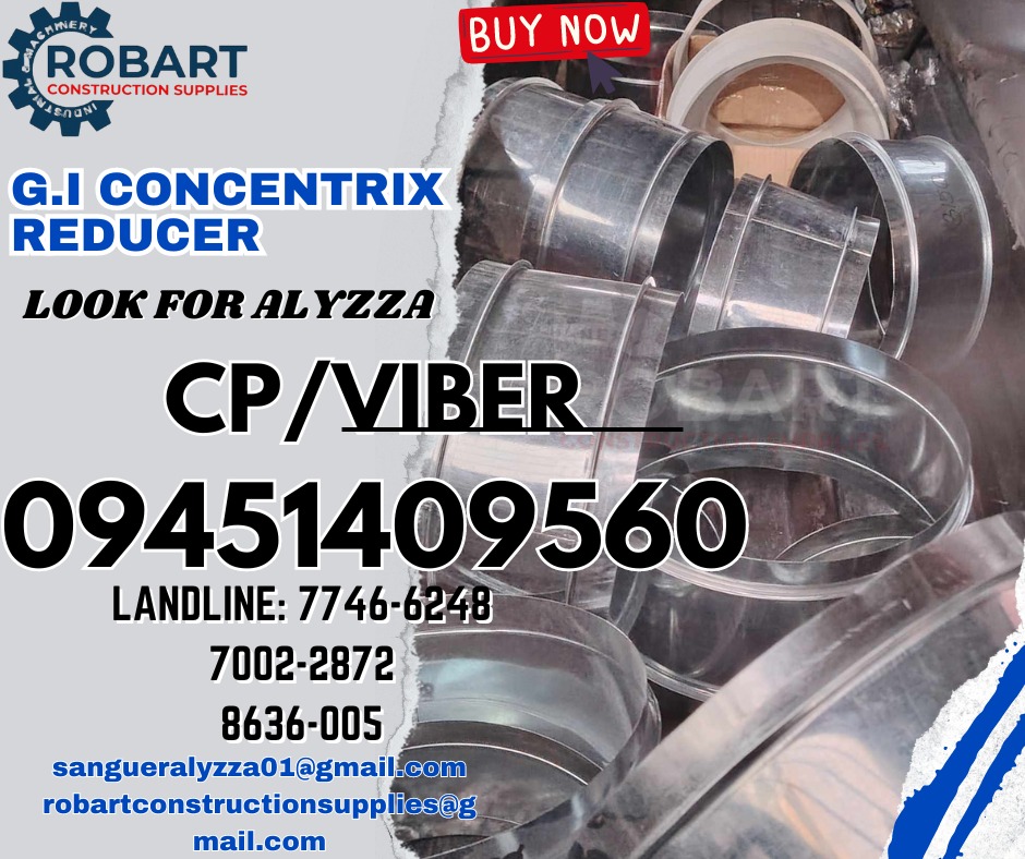 GI CONCENTRIX REDUCER, Commercial & Industrial, Construction Tools ...