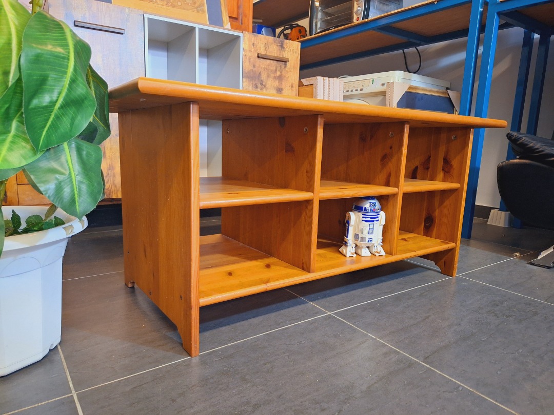 (Rare, DIscontinued) IKEA LEKSVIK Solid Pine Coffee Table | (Dihentikan Pengeluaran) IKEA ...