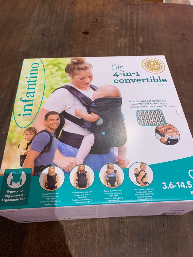 Infantino flip 4-in-1 convertible baby carrier, Babies & Kids, Going ...