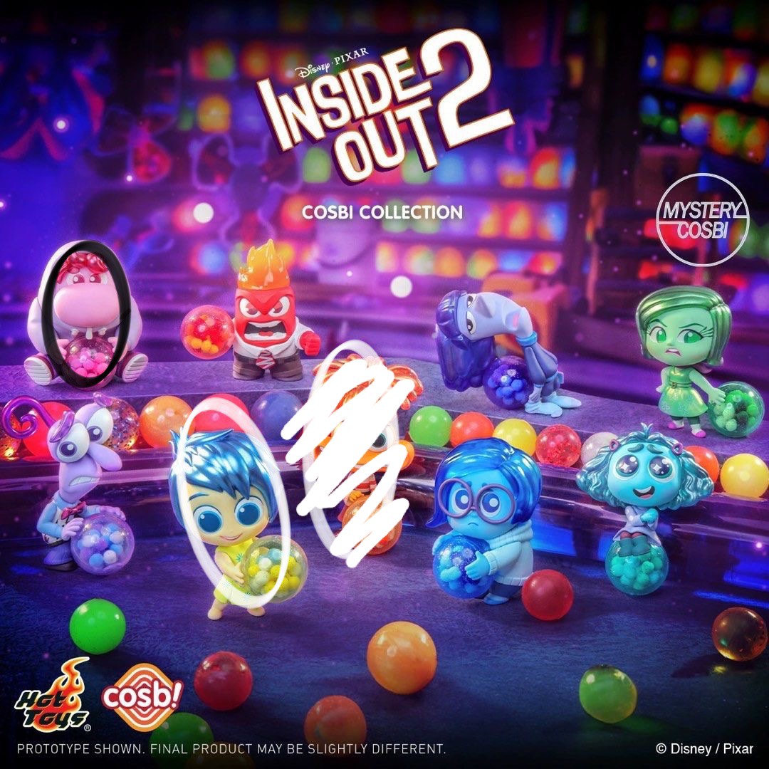 inside out 2 盲盒 換/放 , 興趣及遊戲, 玩具 & 遊戲類 - Carousell