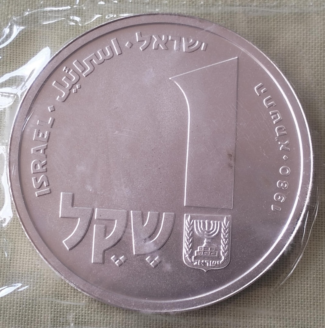 Israel Silver Coin 1980, Hobbies & Toys, Memorabilia & Collectibles ...