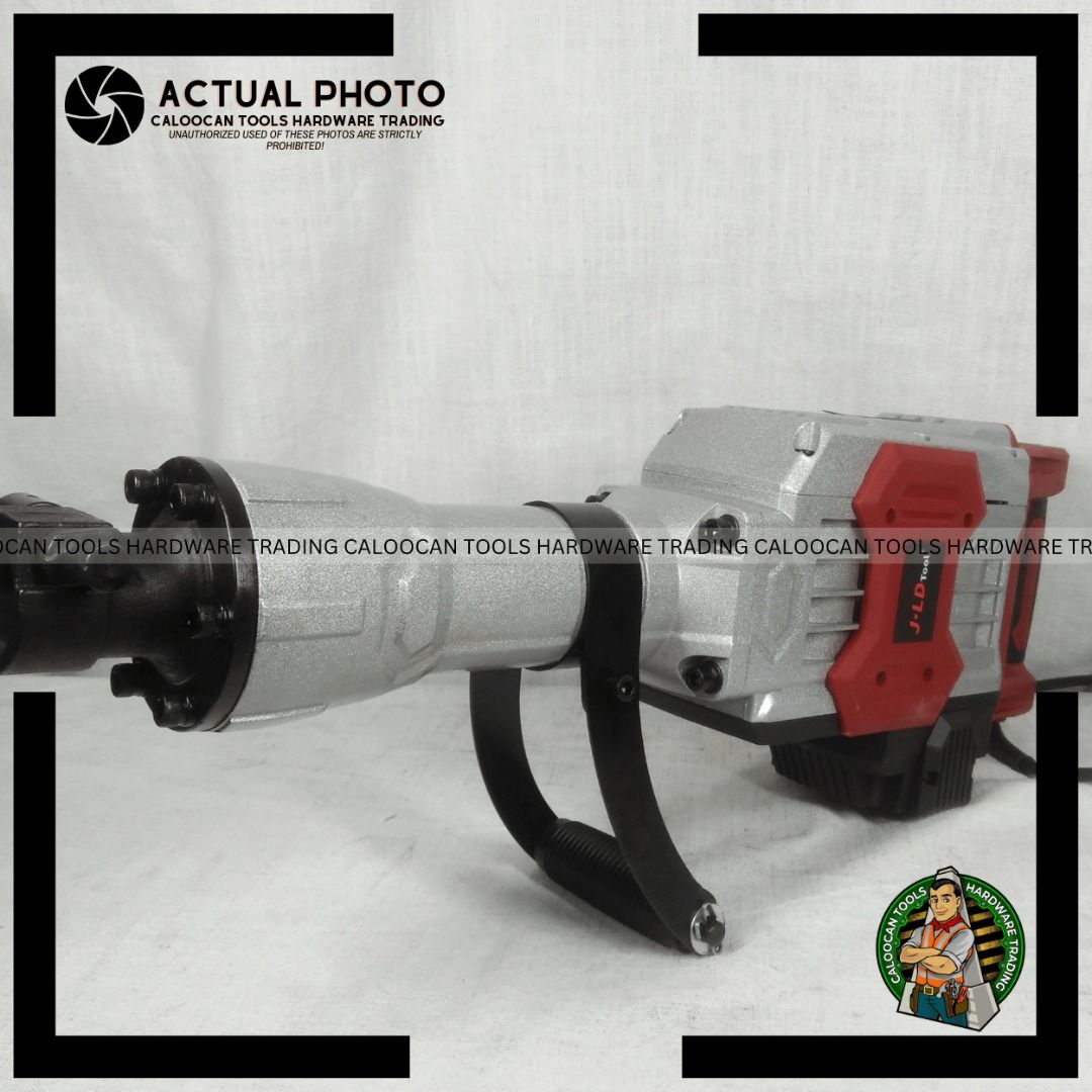 JLD Hammer Rock Drill 1800W Demolition Hammer 4950RPM Chipping Gun ...