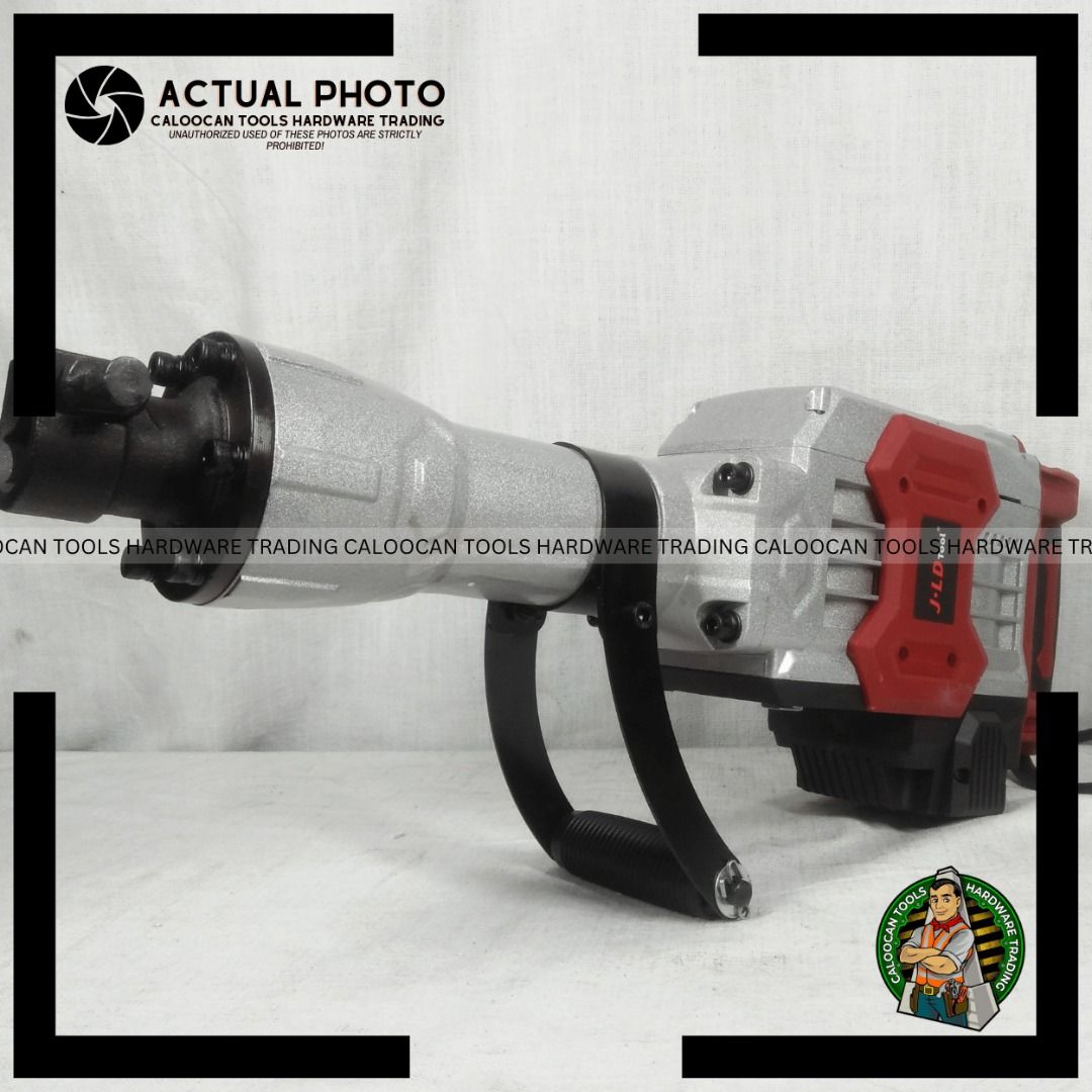 JLD Hammer Rock Drill 1800W Demolition Hammer 4950RPM Chipping Gun ...