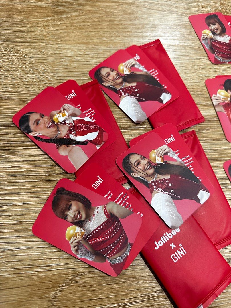 Jollibee x BINI JolliBINI Cards, Hobbies & Toys, Memorabilia ...