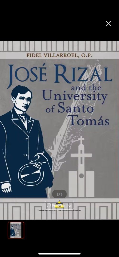 Jose Rizal and the University of Santo Tomas by Fidel Villaroel ...