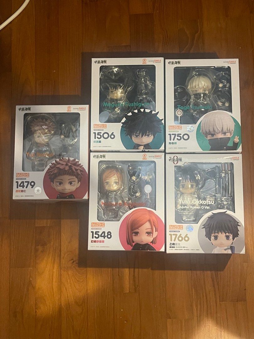 Jujutsu Kaisen Itadori Megumi Inumaki Nobara Yuta Nendoroids, Hobbies ...