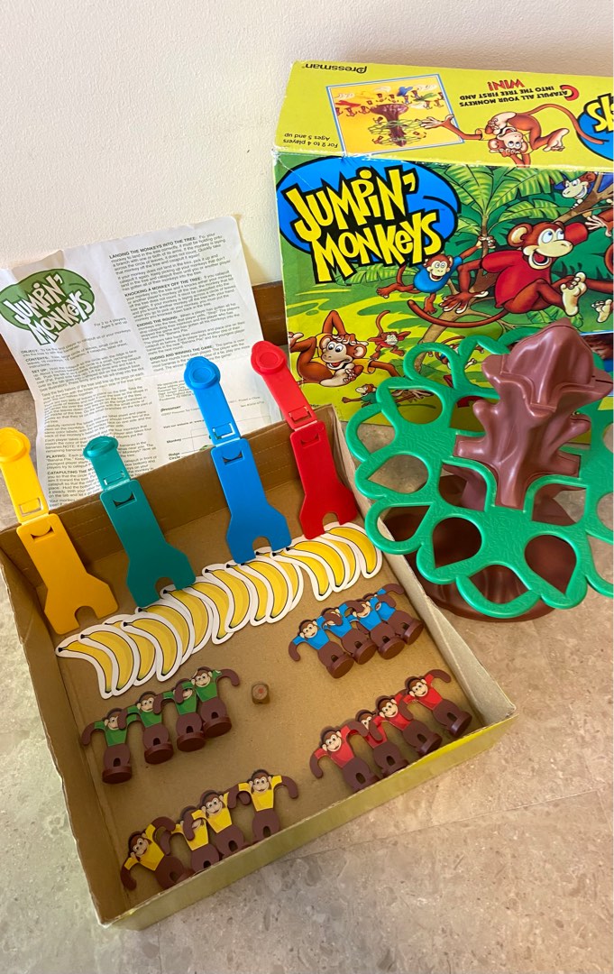 Jumping Monkeys, Family Board Game, Educational toys, Hobbies & Toys ...
