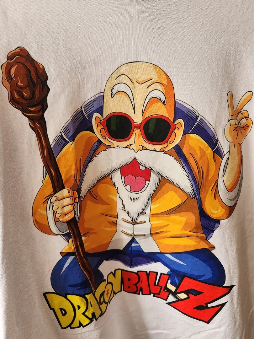 Kaos Dragon Ball Z Master Roshi Official Rare, Fesyen Pria, Pakaian ...