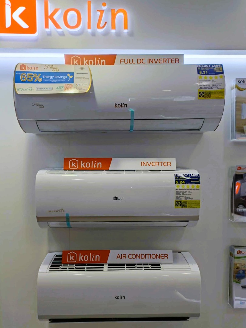 KOLIN SPLIT TYPE INVERTER CERTUS AND PRIMUS, TV & Home Appliances, Air Conditioning and Heating ...