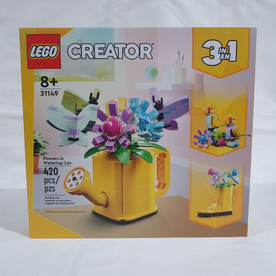 LEGO 31149 Creator 3 in 1 Flowers in Watering Can, Hobbies & Toys, Toys ...