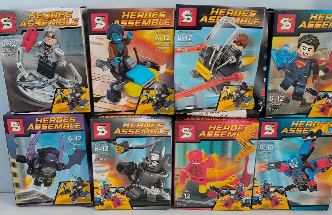 Lego Bootleg Minifigure DC Sy, Hobbies & Toys, Toys & Games on Carousell